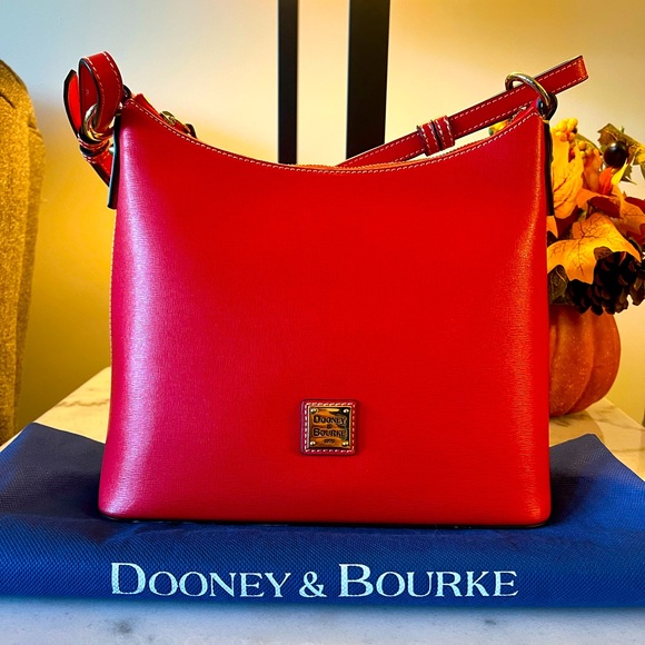 Dooney & Bourke | Bags | Dooney Bourke Shoulder Bag Red | Poshmark